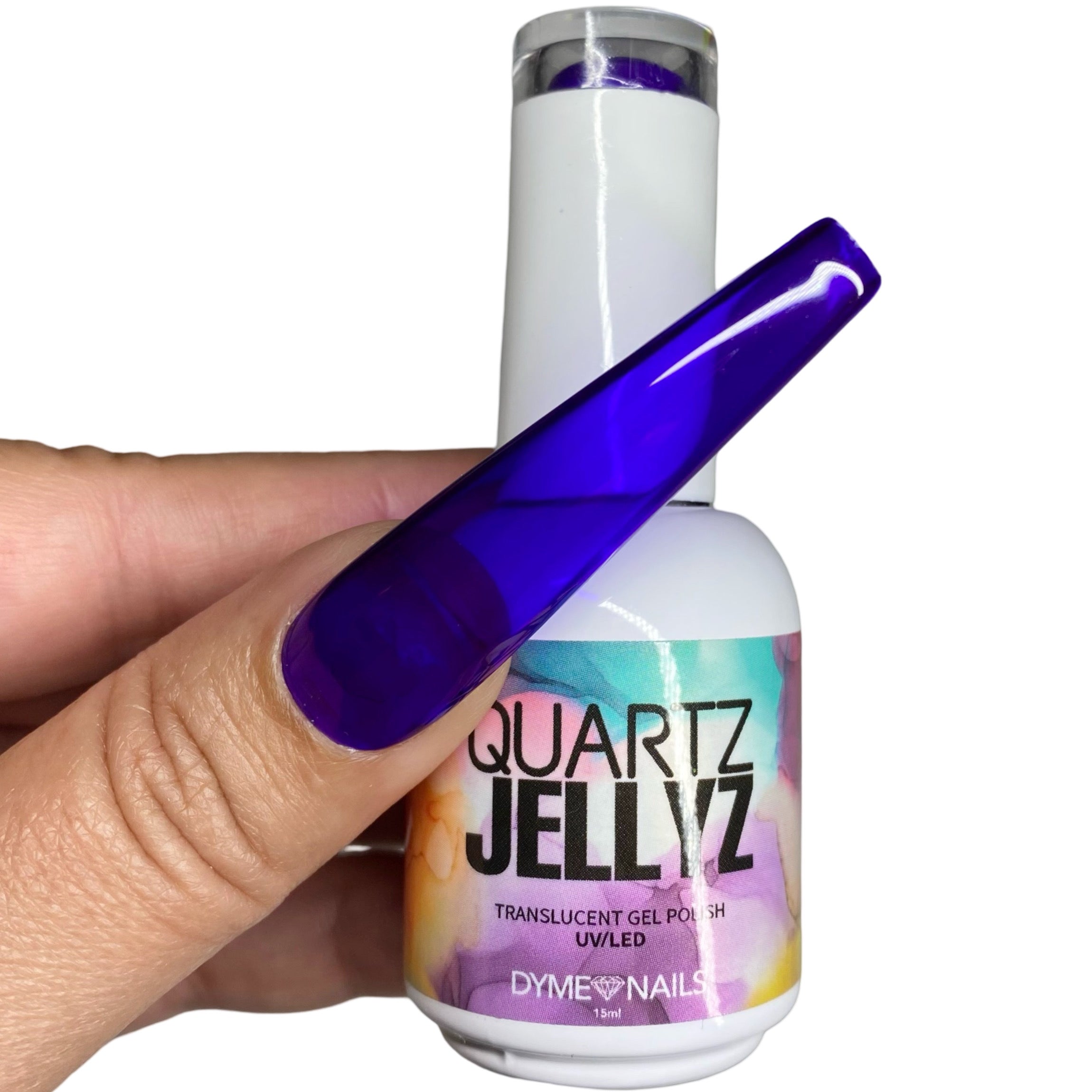 DYMES QUARTZ JELLYZ Gel Polish • ELECTRIC AMETHYST – DYMENAILS