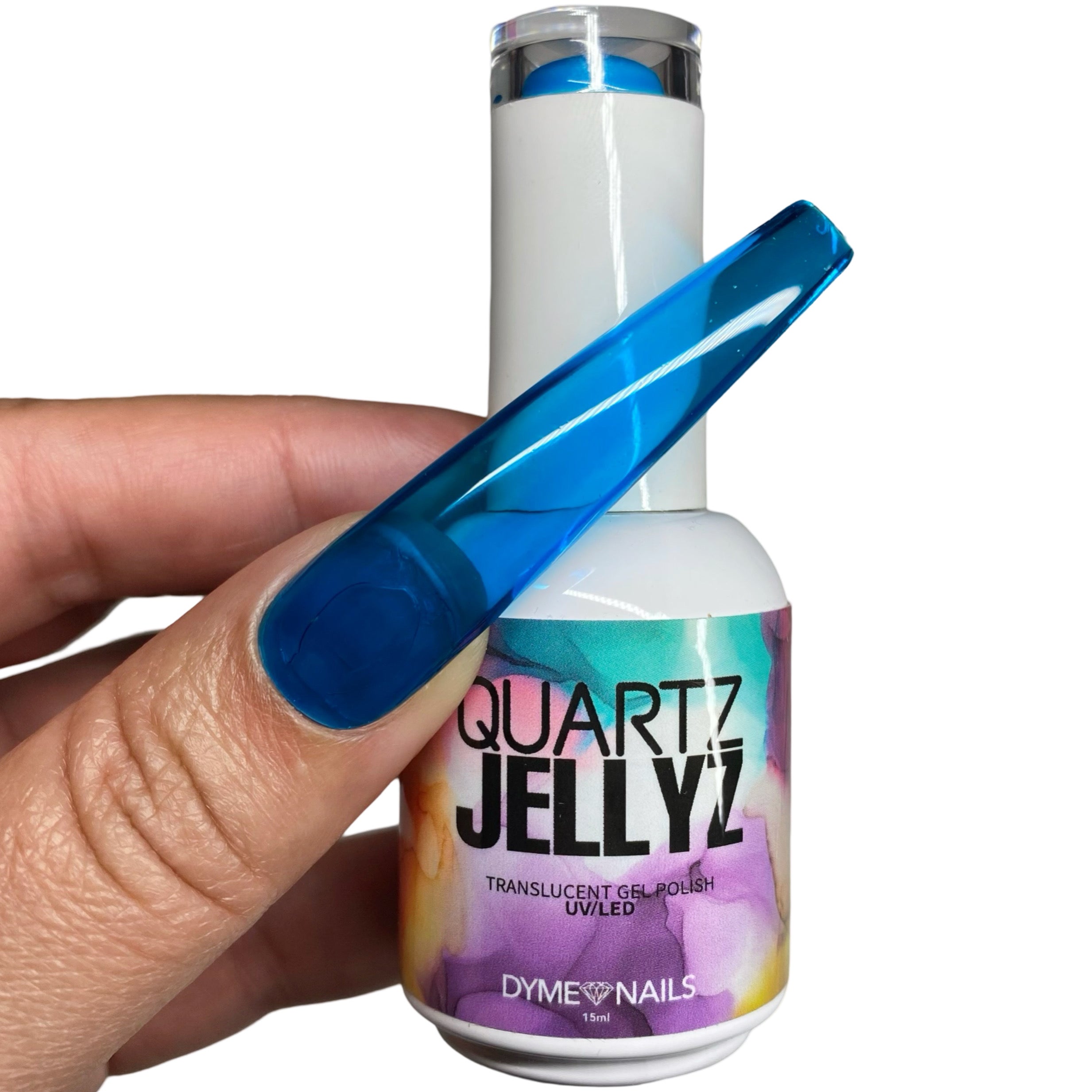 DYMES QUARTZ JELLYZ Gel Polish • BLUE RAZZBERRY – DYMENAILS