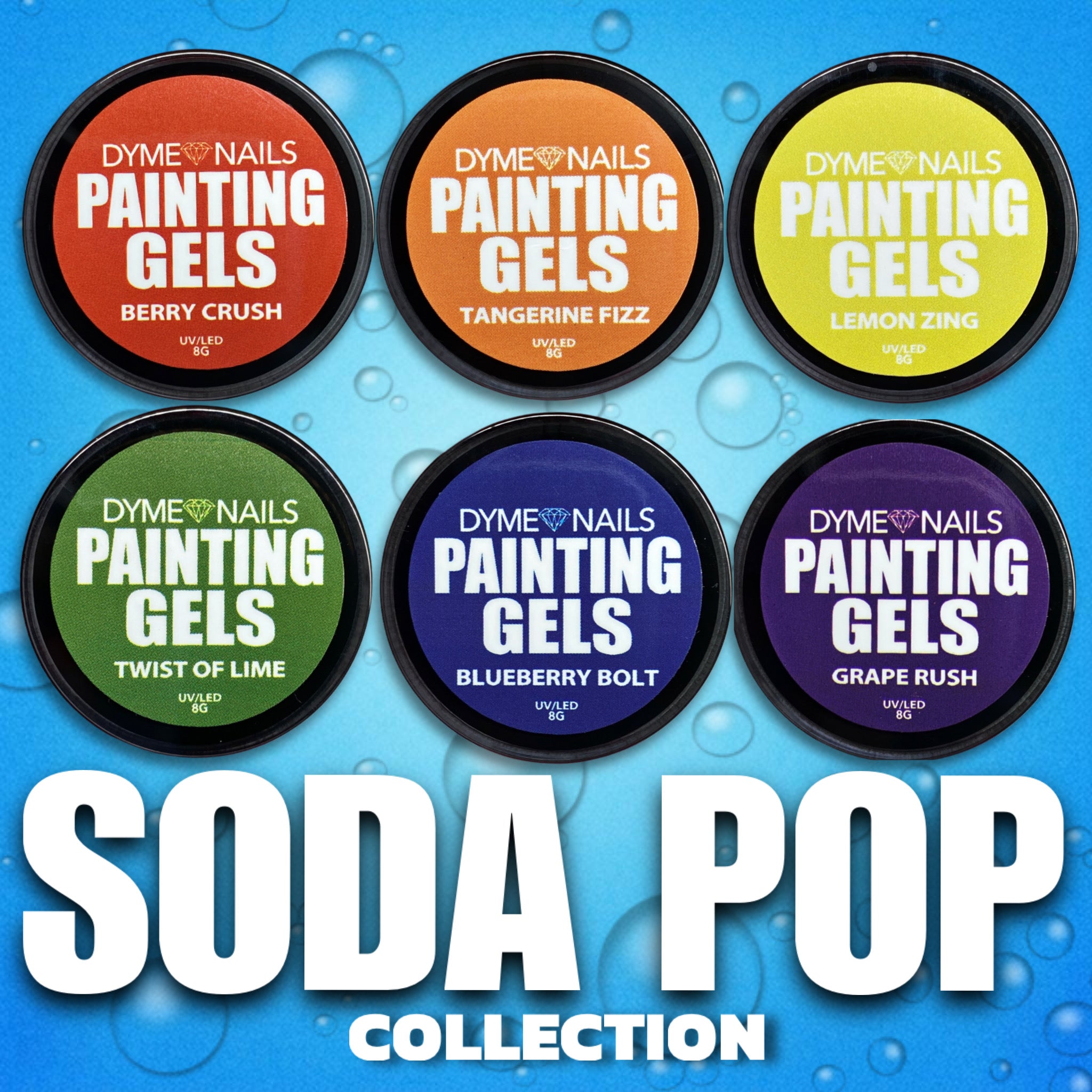 Painting Gels • SODA POP COLLECTION – DYMENAILS